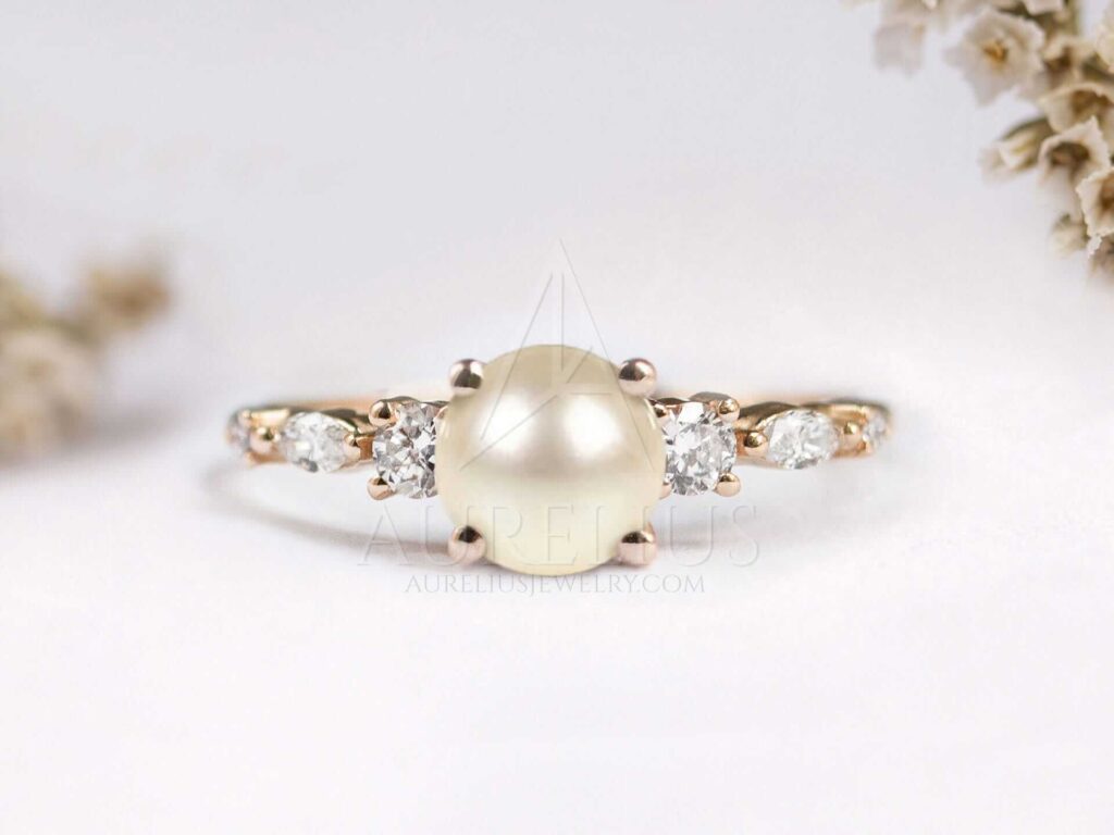 Seven Stone Engagement Ring - Aurelius Jewelry