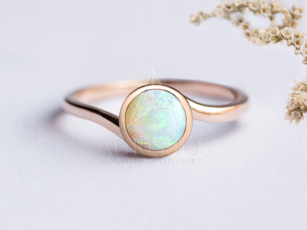 Round Engagement Ring - Aurelius Jewelry